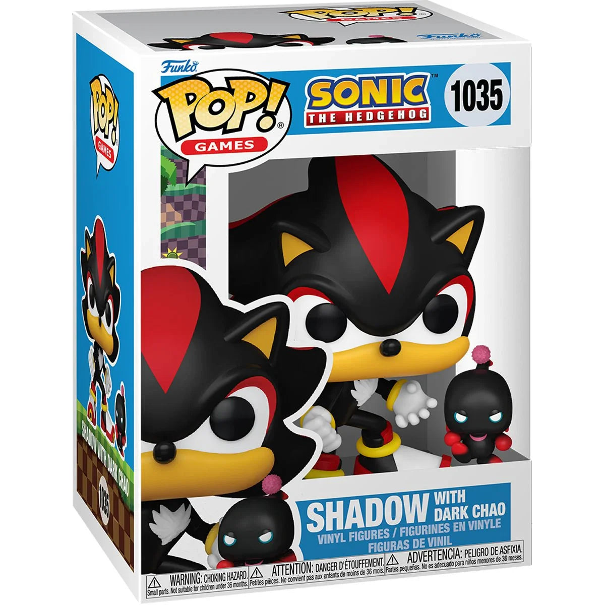 Funko Pop! Games: Sonic The Hedgedog - Shadow with Dark Chao 1035 ...