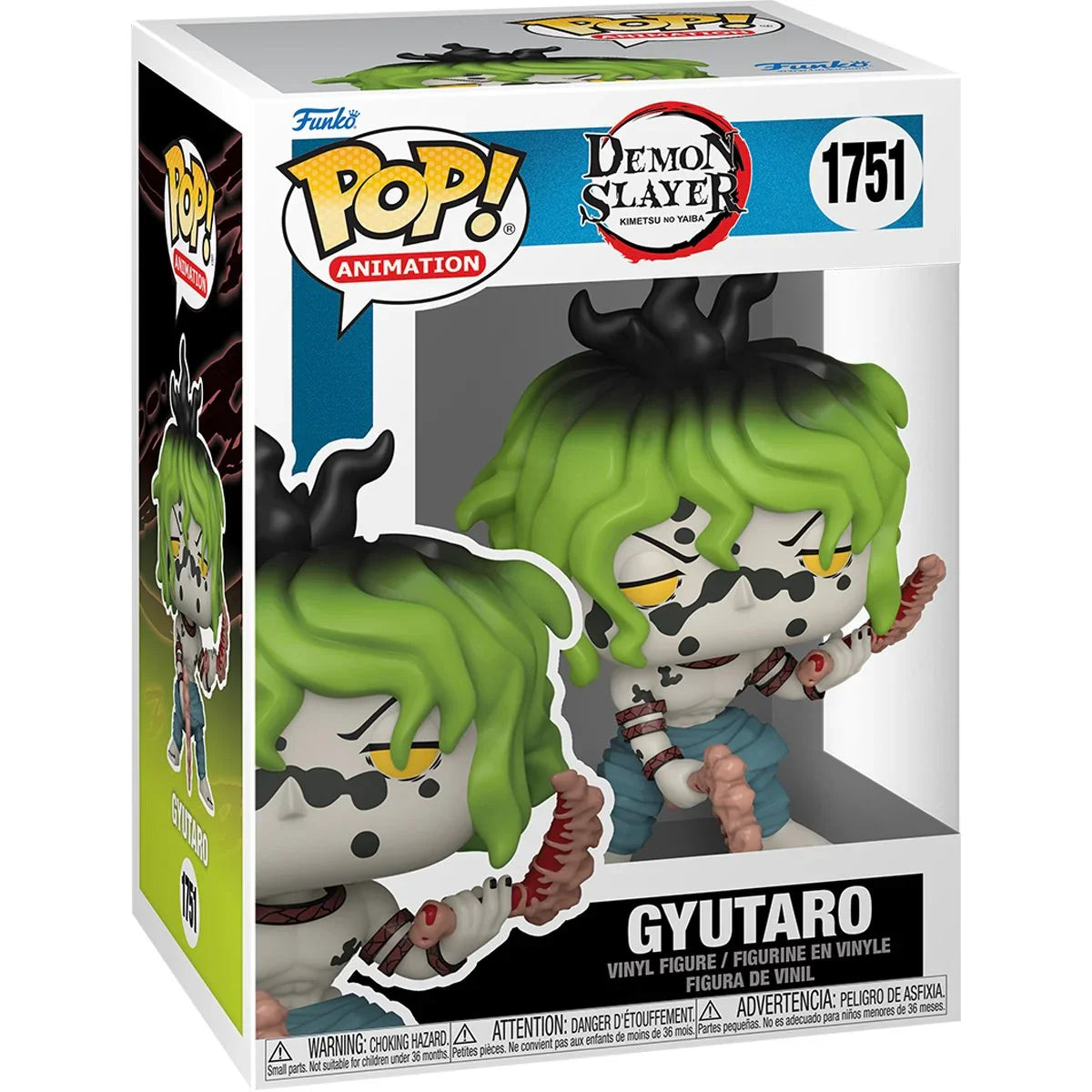 Funko Pop! Anime: Demon Slayer - Gyutaro with Blood Sickles 1751 ...