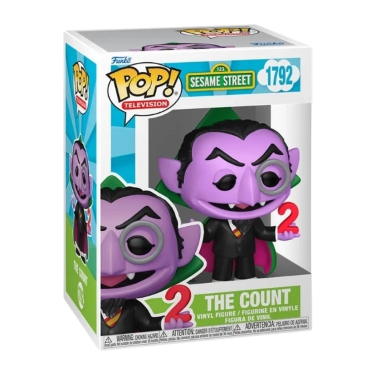 Funko Pop! Television: Sesame Street (Plaza Sesamo) - The Count 1792 ...