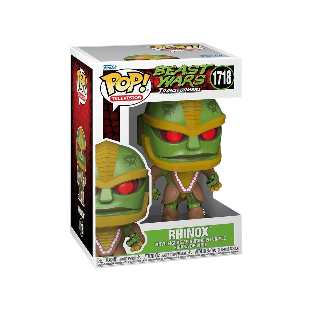 Funko Pop! Retro Toys: Transformers: Beast Wars - Rhinox 1718 ...