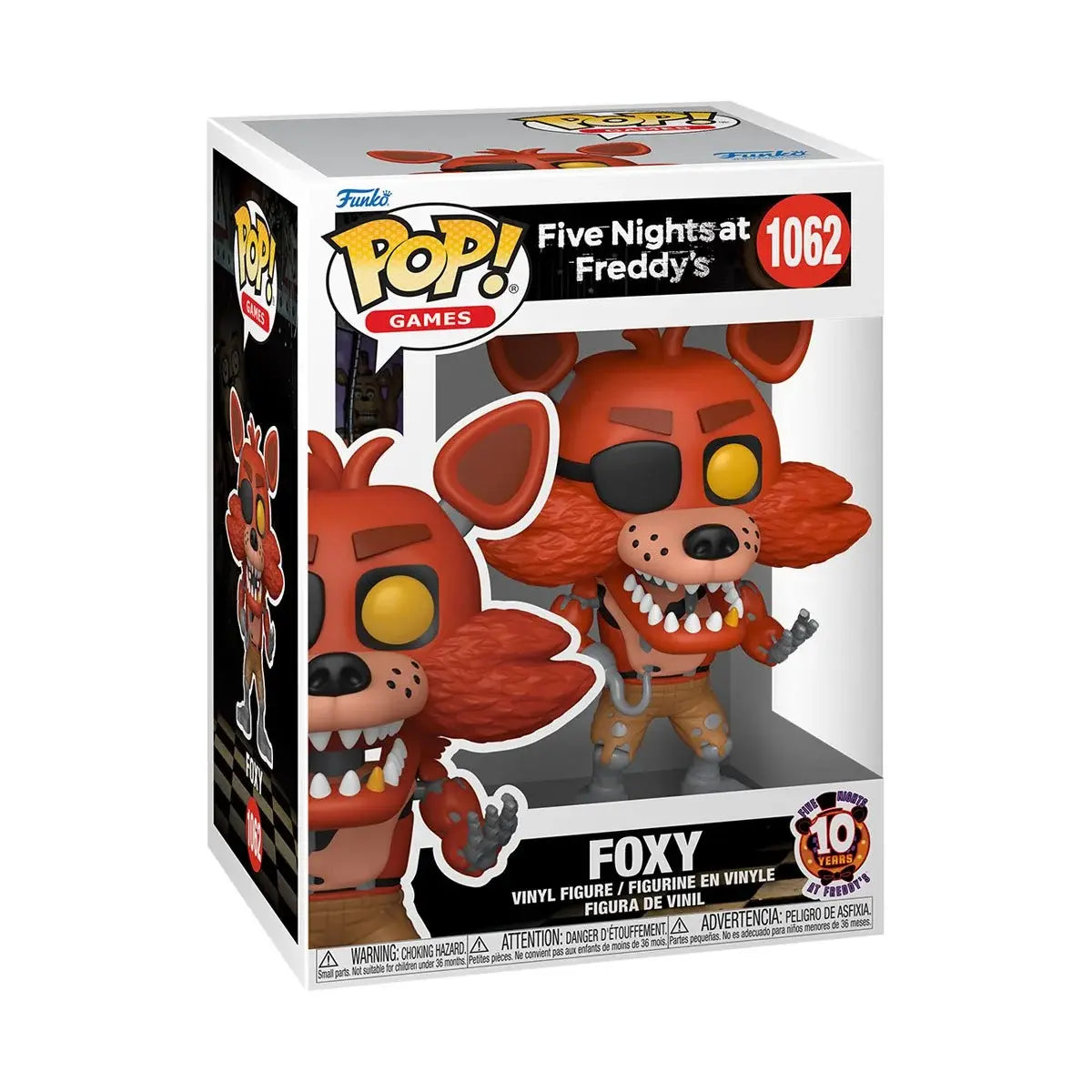 Funko Pop! Games: Five Nights at Freddys | 10th Anniversary - Foxy 106 ...