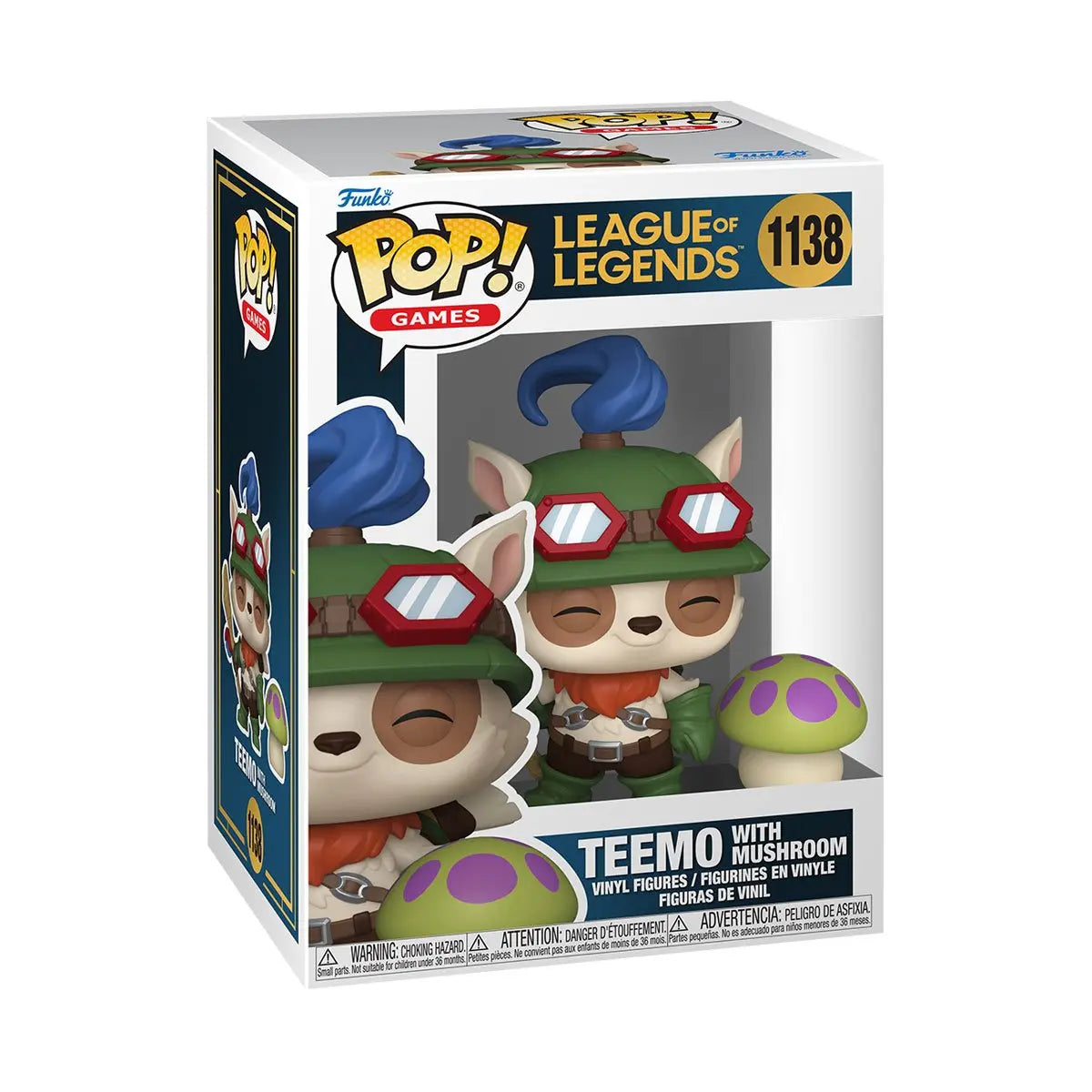 Funko Pop! Games: League of Legends - Teemo with Mushroom 1138 ...