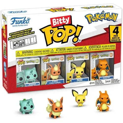 Funko Bitty Pop! Anime | Pokemon - 4pack (Bulbasaur) – Poptoons Culture