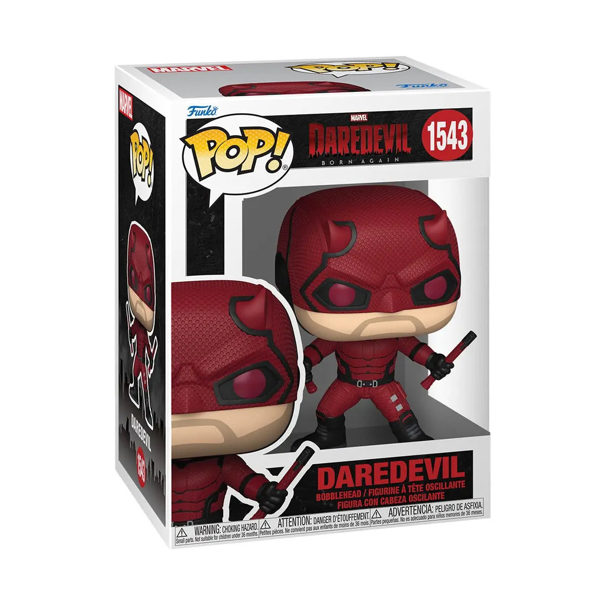 Funko Pop! Marvel: Daredevil Born Again - Daredevil with Nunchucks 154 ...