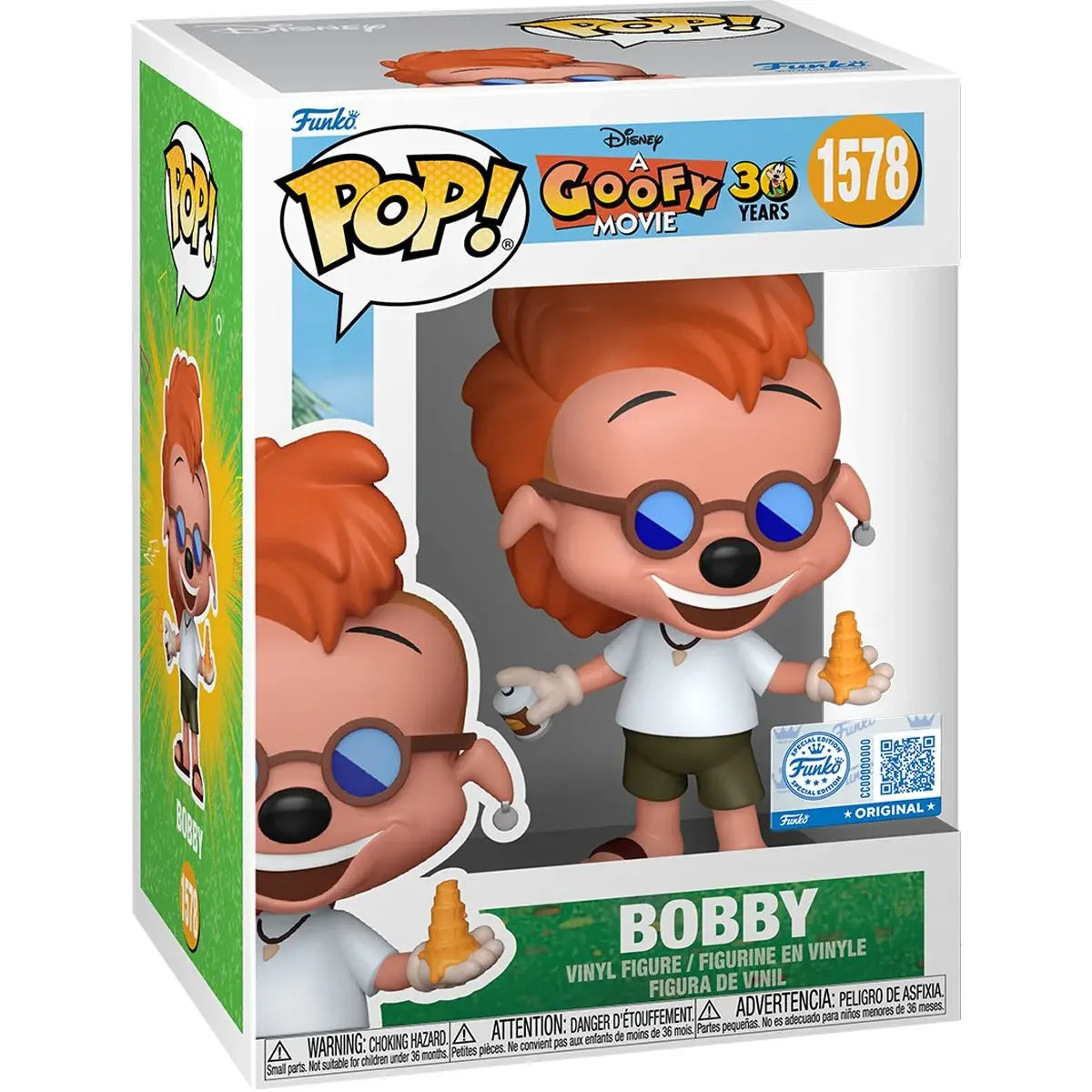 Funko Pop! Disney: A Goofy Movie 30th Anniversary - Bobby 1578 (Specia ...