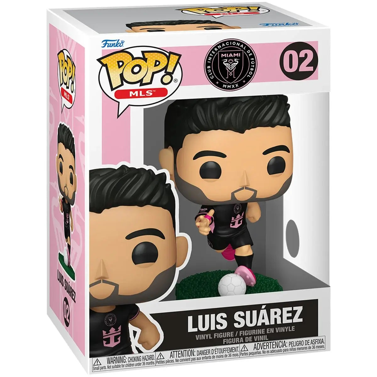Funko Pop! Futbol | MLS: International Miami - Luis Suarez (Away) 02 ...