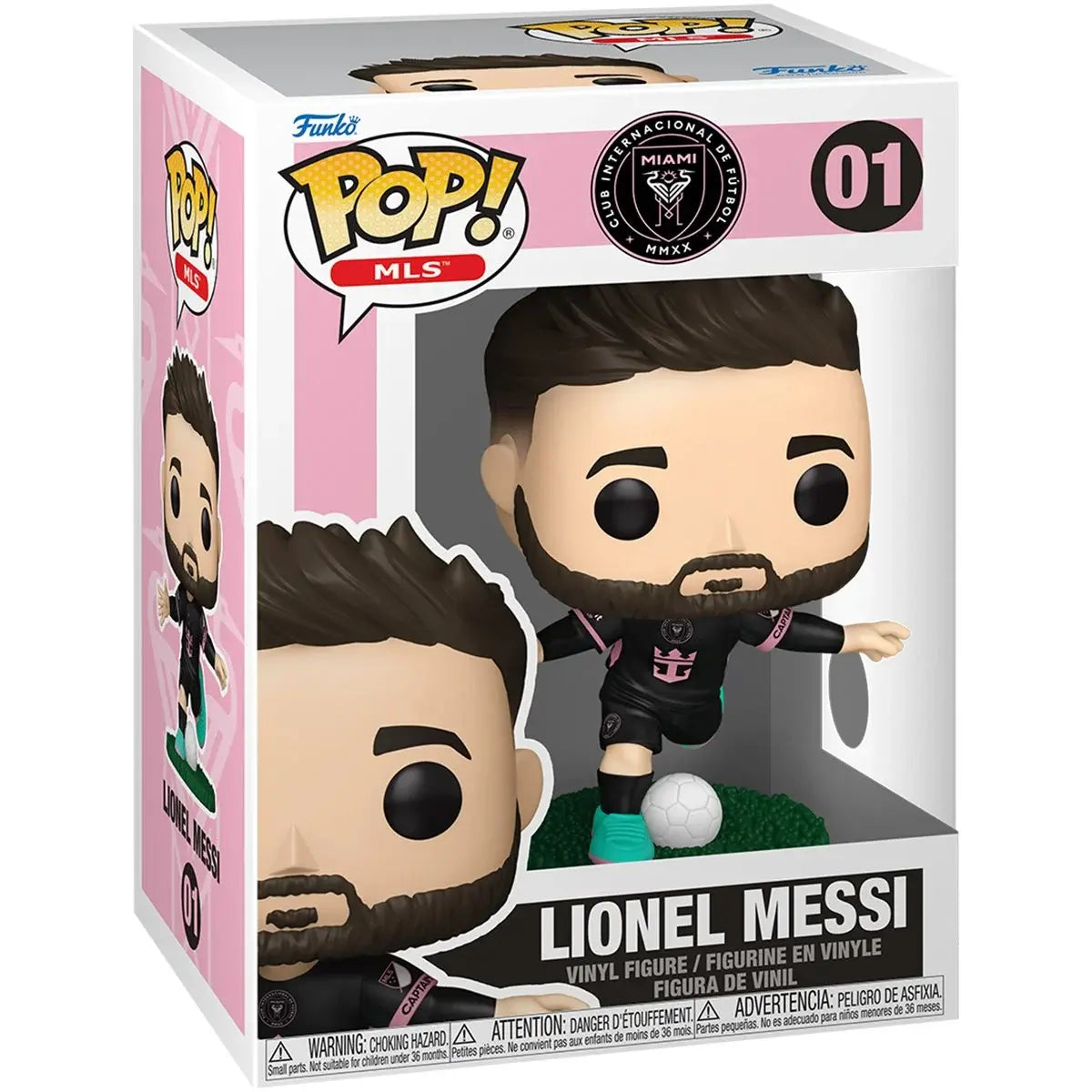 Funko Pop! Futbol | MLS: International Miami - Lionel Messi (Away) 01 ...