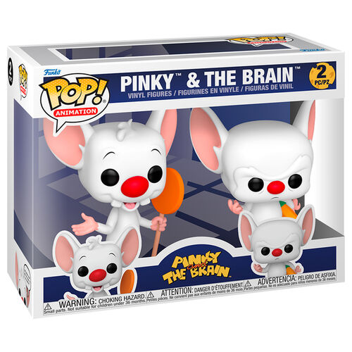 Funko Pop! Animation: Pinky and The Brain - Pinky and The Brain (2Pack ...