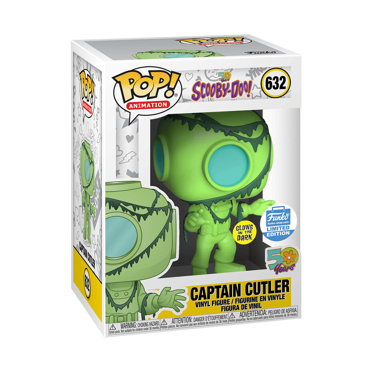 Funko Pop! Animados: Scooby-Doo 50 years - Captain Cutler 632 - FunkoS ...