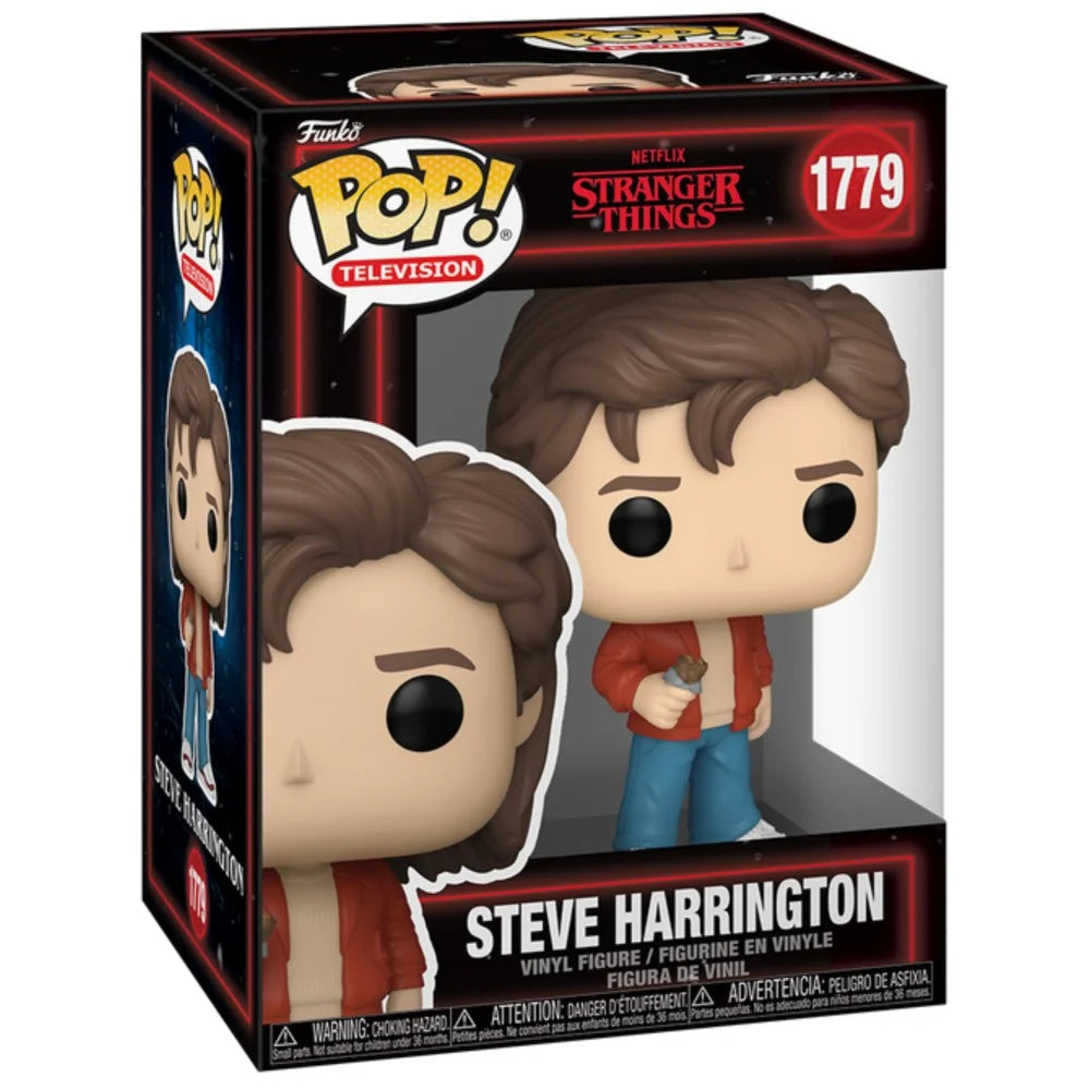 Funko Pop! Television: Stranger Things (Season 5) - Steve Harrington 1 ...